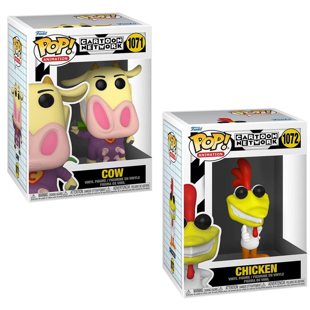 Funko POP! Animation - Cartoon Network Vinyl Figures - SET OF 2 (COW ...