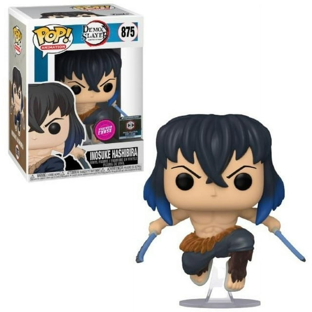 Funko POP! Animation Demon Slayer CHASE Inosuke Hashibira #875 [Flocked ...