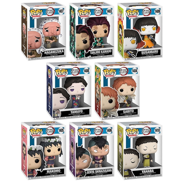 Funko POP! Animation Demon Slayer S2 Vinyl Figures - SET OF 8 (Susamaru ...