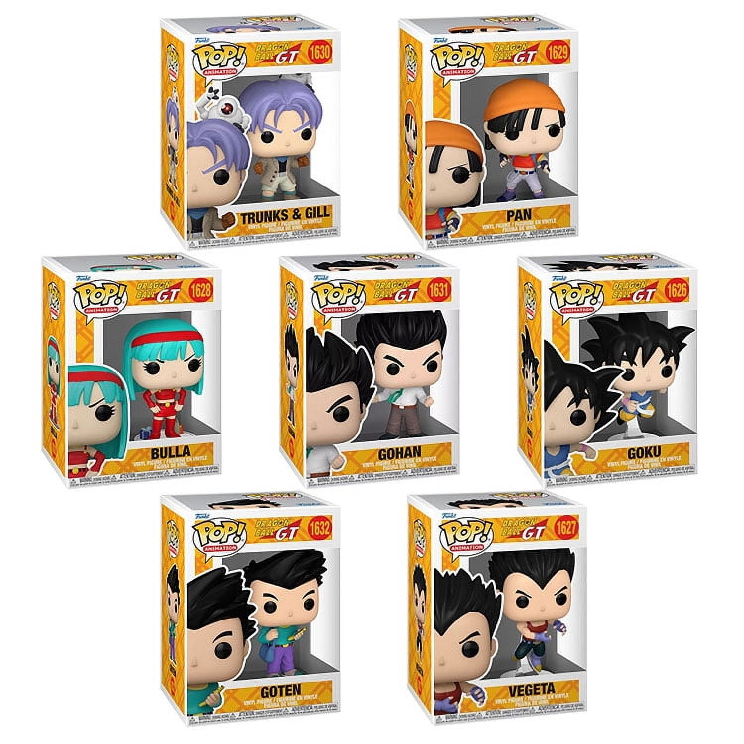 Funko POP! Animation Dragon Ball GT Vinyl Figures - SET OF 7 [Gohan ...