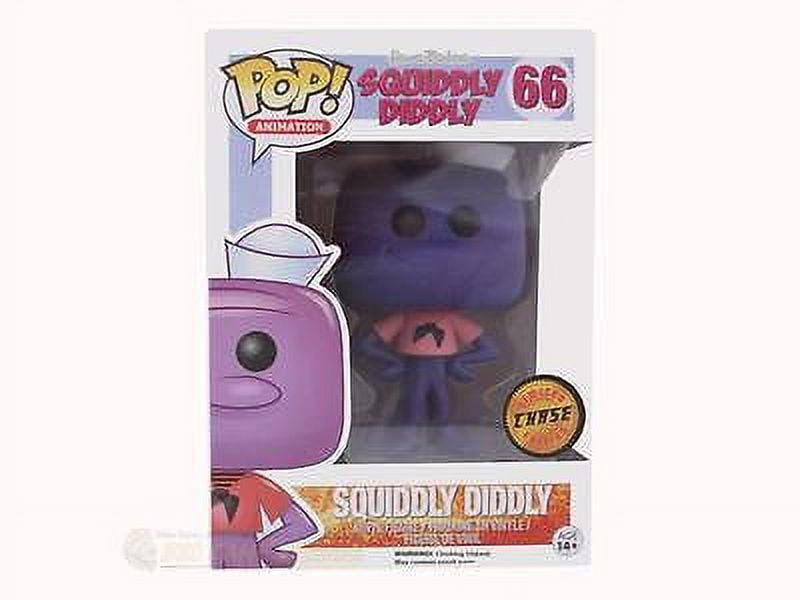 Funko POP! Animation Hanna Barbera CHASE Squiddly Diddly #66 [Dark ...