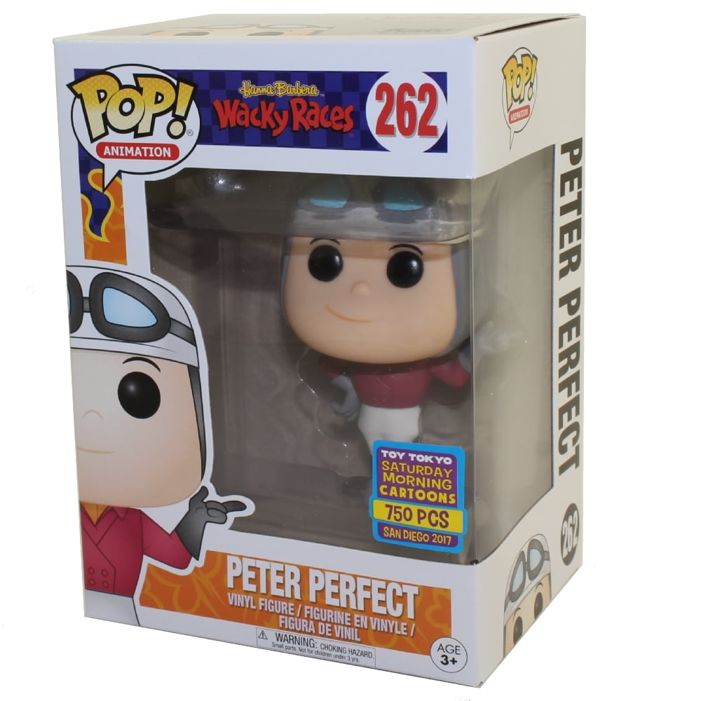 Funko POP Animation Hanna Barbera Wacky Races Peter Perfect 262 Vinyl ...