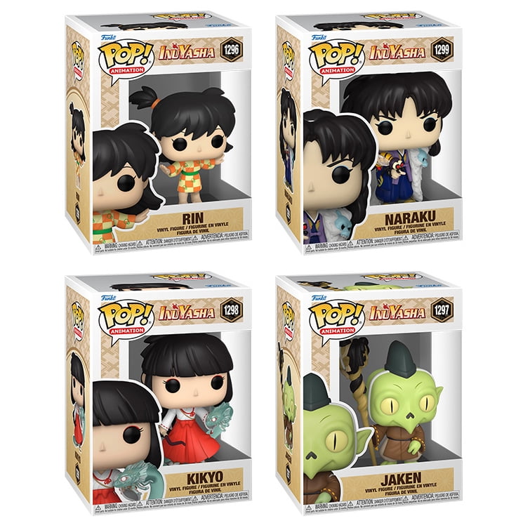 Funko POP! Animation - Inuyasha S2 Vinyl Figures - SET OF 4 (Jaken ...