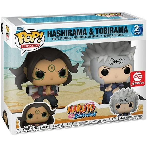 Funko POP! Anime Figures - Naruto Shippuden Hashirama & Tobirama 2-Pack ...