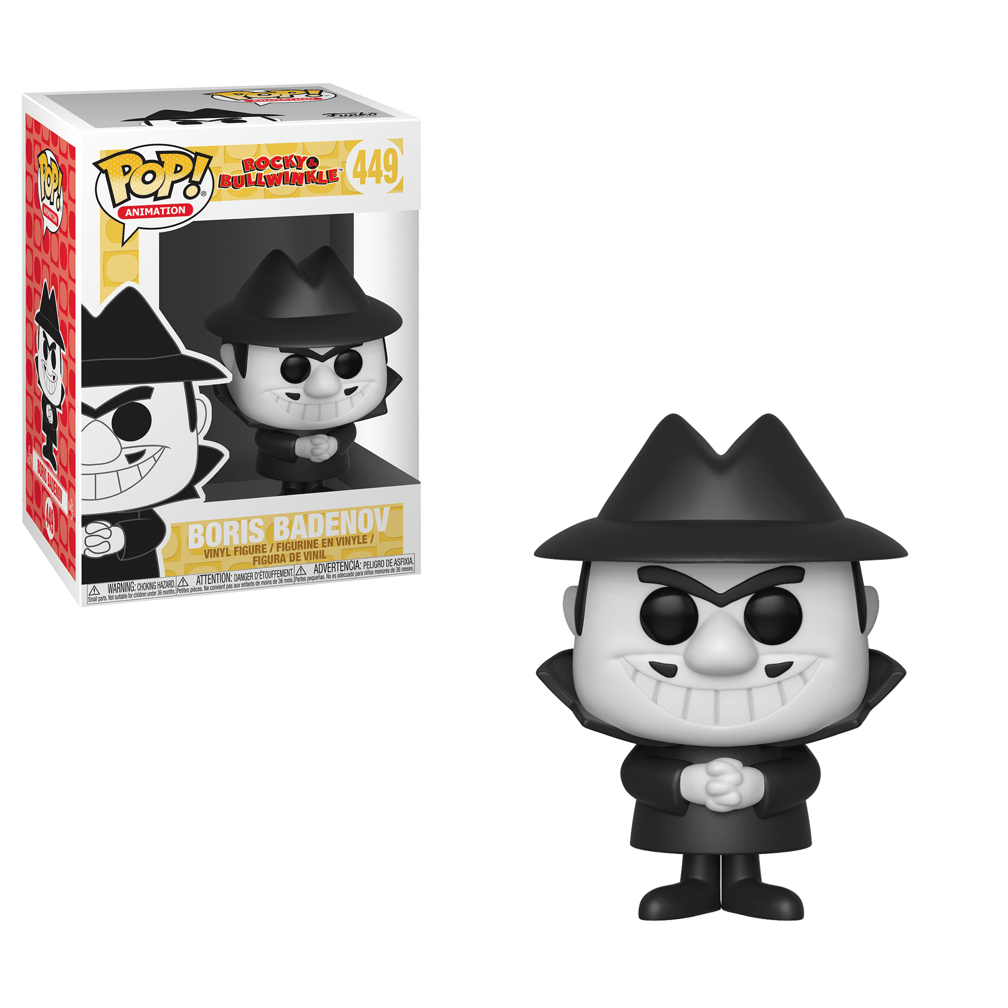 Funko POP Animation Rocky & Bullwinkle: Boris, Vinyl Figure - Walmart.com