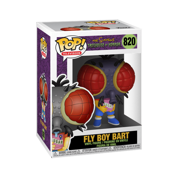 Funko POP! Collectible Vinyl Figures, Simpsons S3 Fly Boy Bart, 3.75 ...