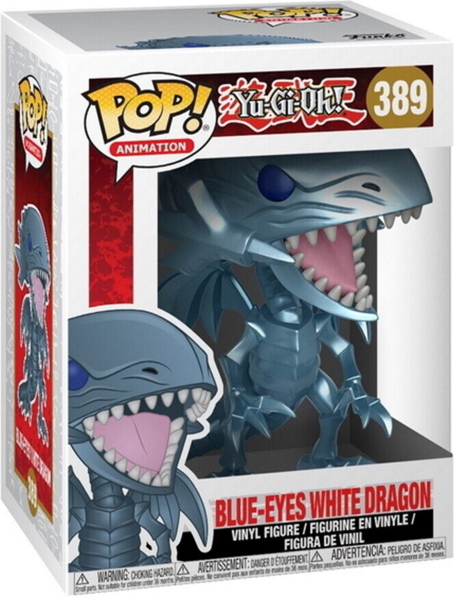 Funko POP Anime Figures: Yu-Gi-Oh! S1 Animation - Blue Eyes White ...