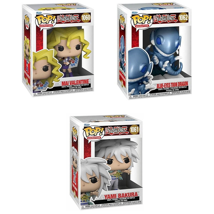 Funko POP! Animation - Yu-Gi-Oh! S2 Vinyl Figures - SET OF 3 [Yami, Mai ...
