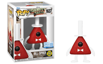 Bill Cipher 1637 Glow in the Dark Stickered Gravity Falls Funko Pop ...
