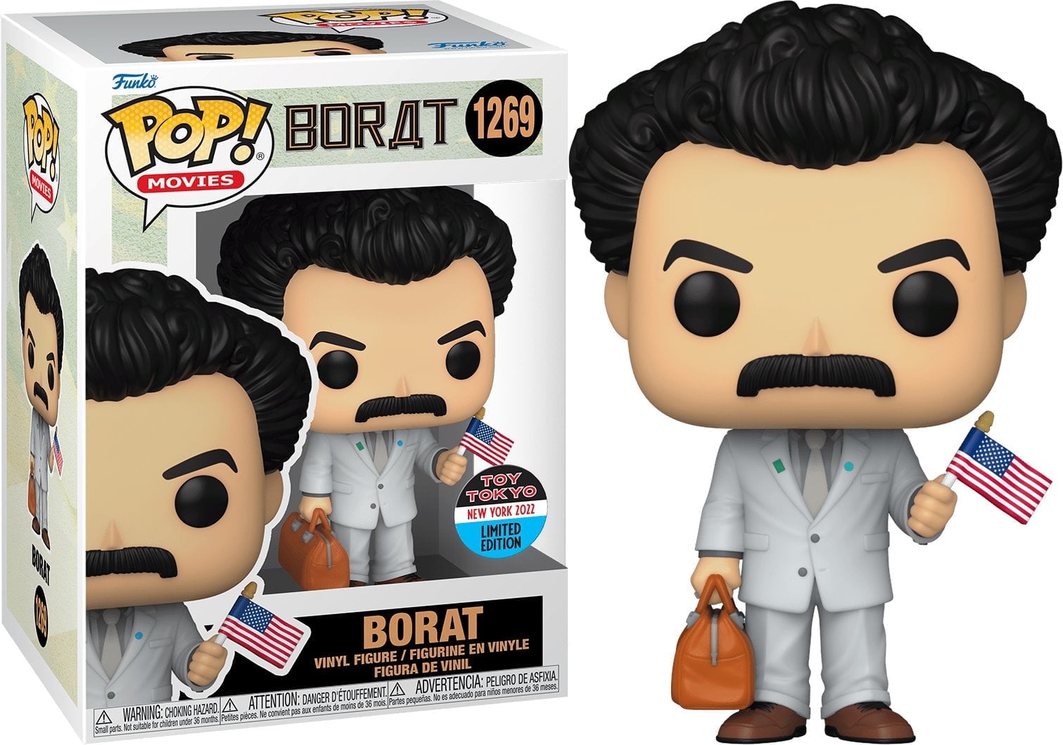 NEW YORK COMIC CON 2022: Convention Sticker Exclusive - Borat - Walmart.com