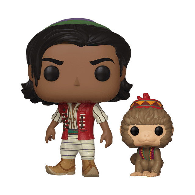 Funko POP! & Buddy: Aladdin (Live) - Aladdin w/ Abu - Walmart.com