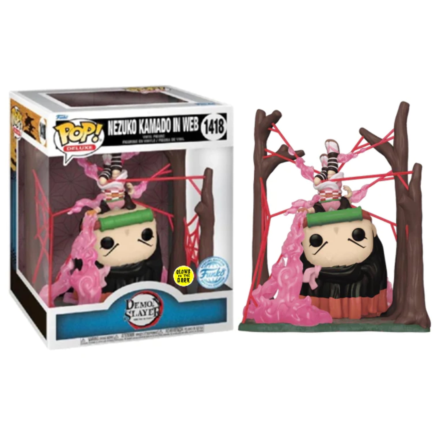 Funko POP! Deluxe: Demon Slayer Nezuko Vinyl Figure - Walmart.com