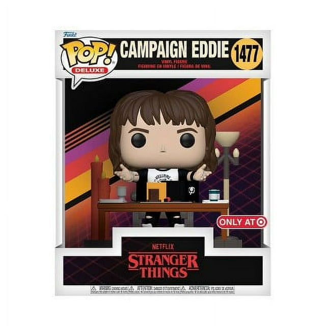 Funko POP! Deluxe: Stranger Things Campaign Eddie Vinyl Figuer #1477 - Walmart.com