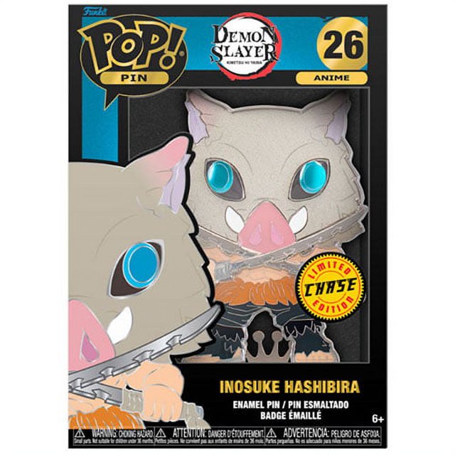 Funko POP! Demon Slayer Anime Enamel Pin - INOSUKE HASHIBIRA #26 ...