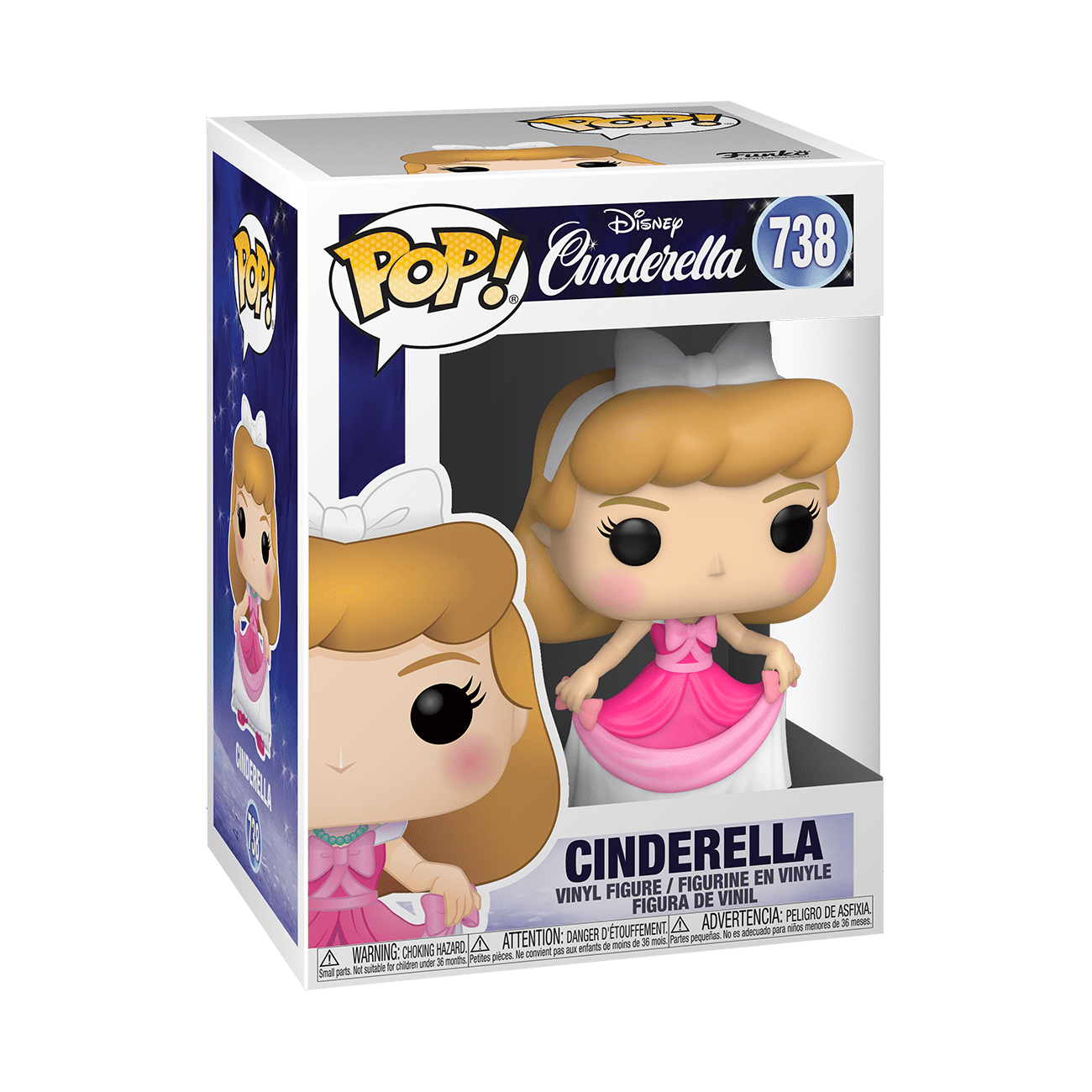 Funko POP! Disney: Cinderella - Cinderella in Pink Dress - Walmart.com