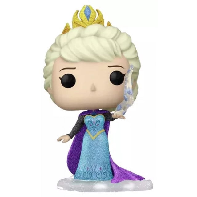 Funko POP! Disney Frozen Elsa Vinyl Figure, Diamond Glitter - Walmart ...