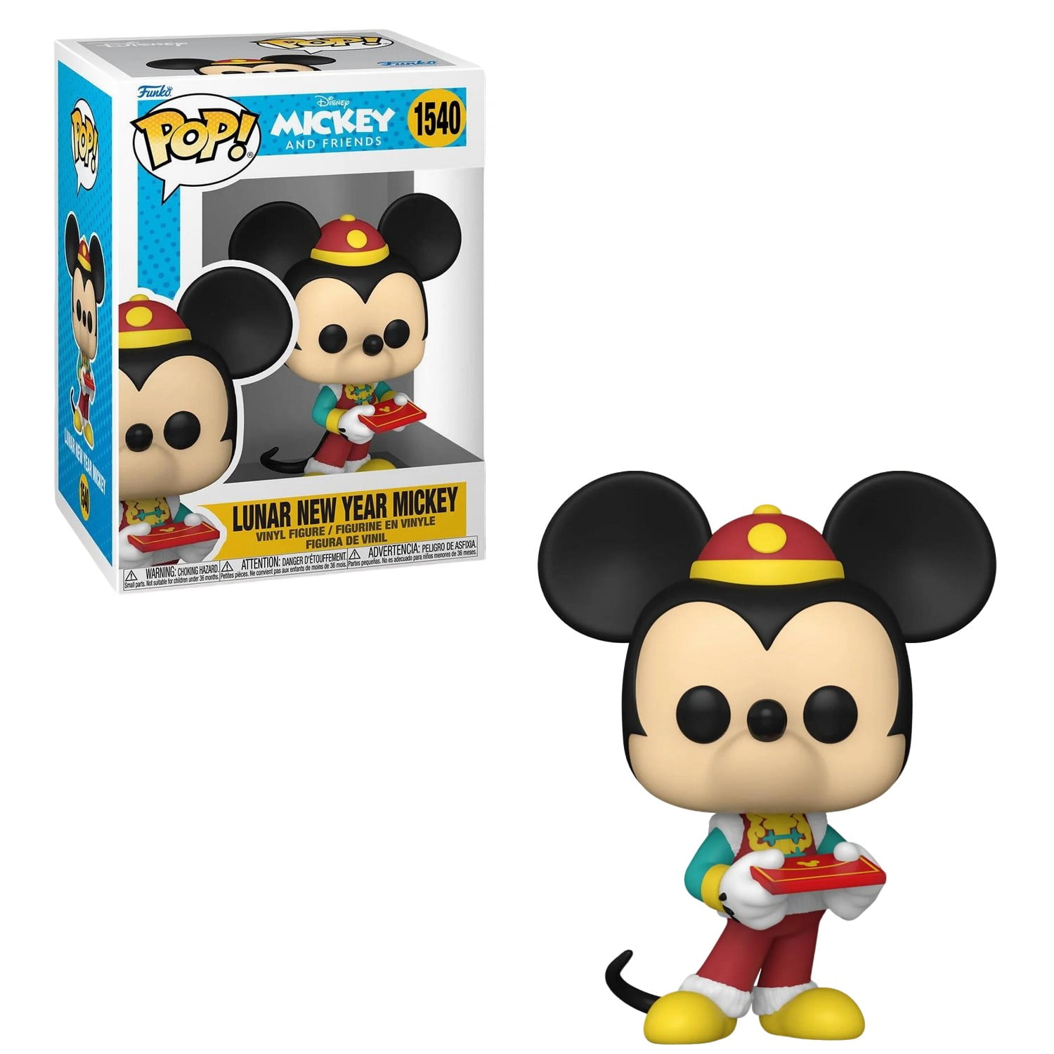 Funko POP! Disney Mickey Mouse Vinyl Figure (Lunar New Year) - Walmart.com