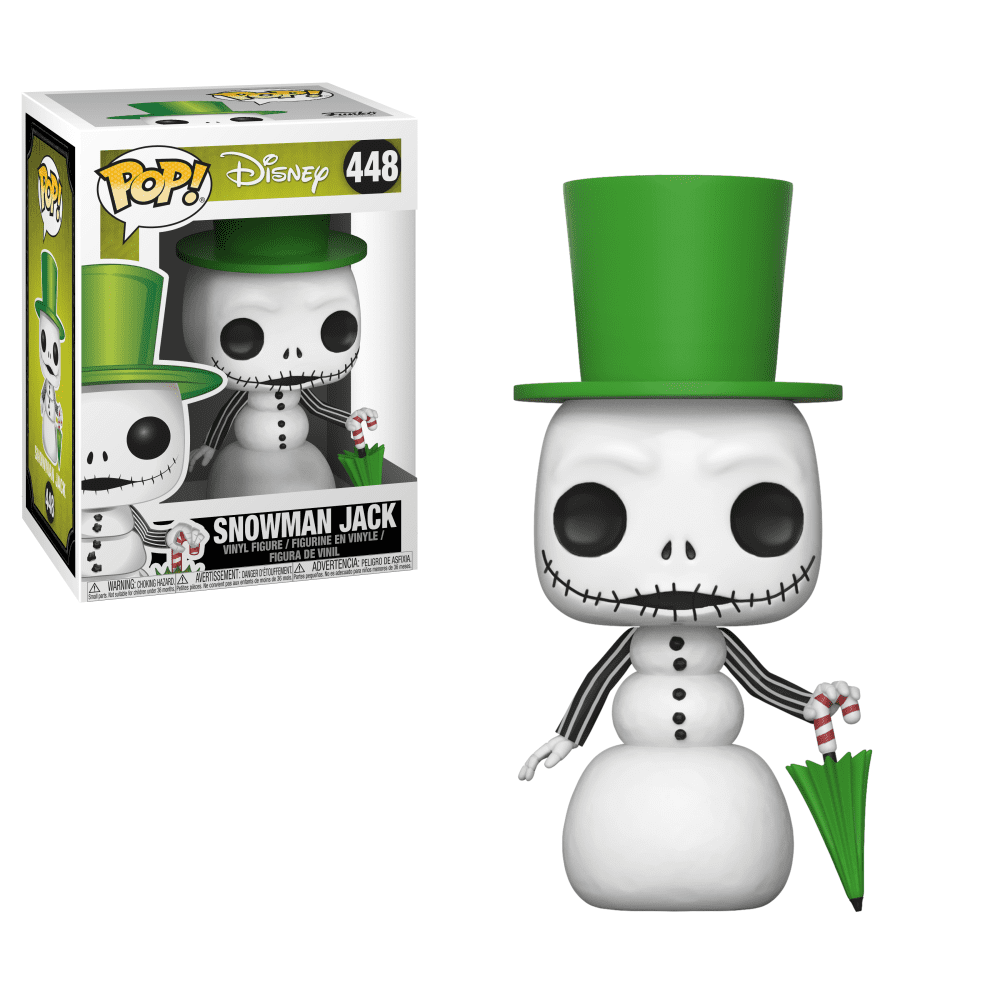 Funko POP! Disney: NBC - Snowman Jack Skellington, Christmas Holiday ...