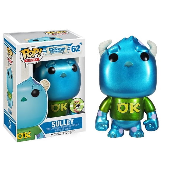 Funko POP! Disney Pixar Monsters University Sulley [Metallic] #62 SDCC ...
