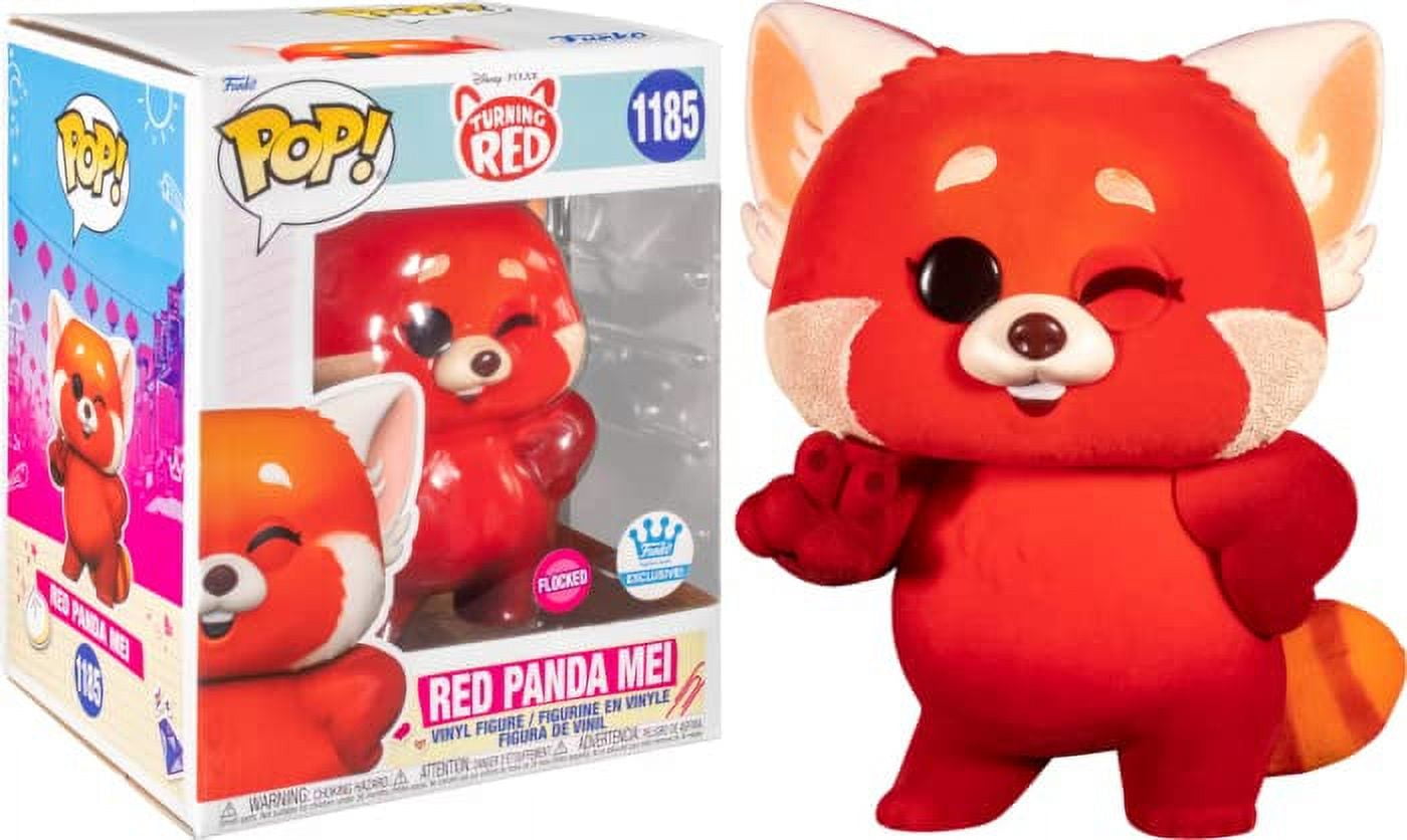 Funko POP! Disney Pixar Turning Red Red Panda Mei #1185 [Flocked ...