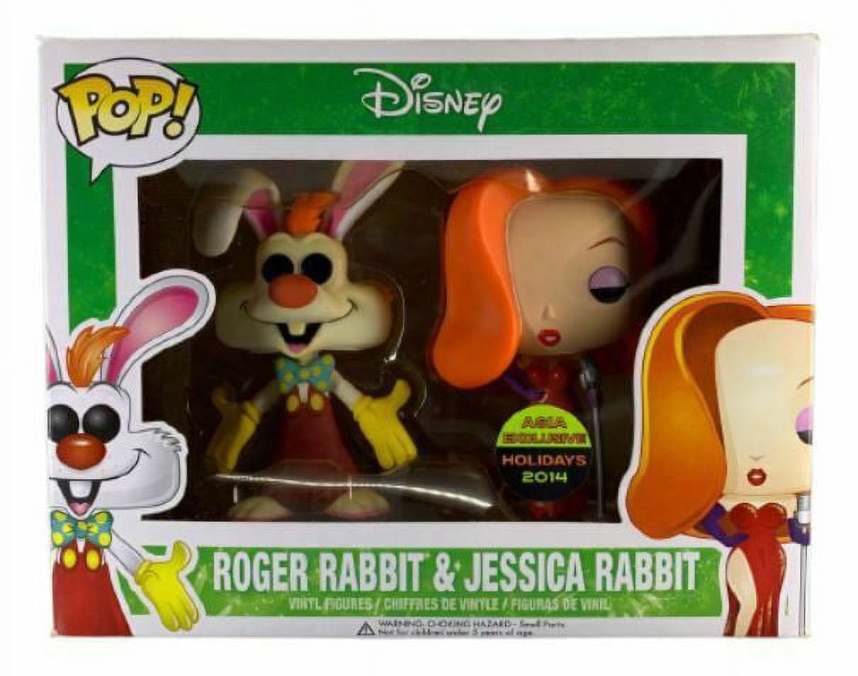 Funko POP! Disney Roger Rabbit & Jessica Rabbit 2-Pack Exclusive ...