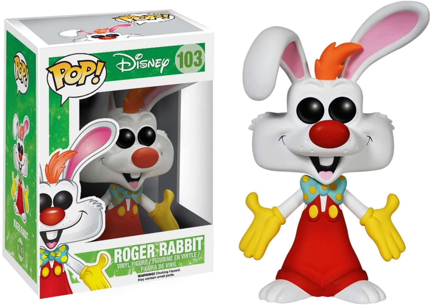 Funko POP! Disney: Roger Rabbit Roger Rabbit Action Figure 103 ...