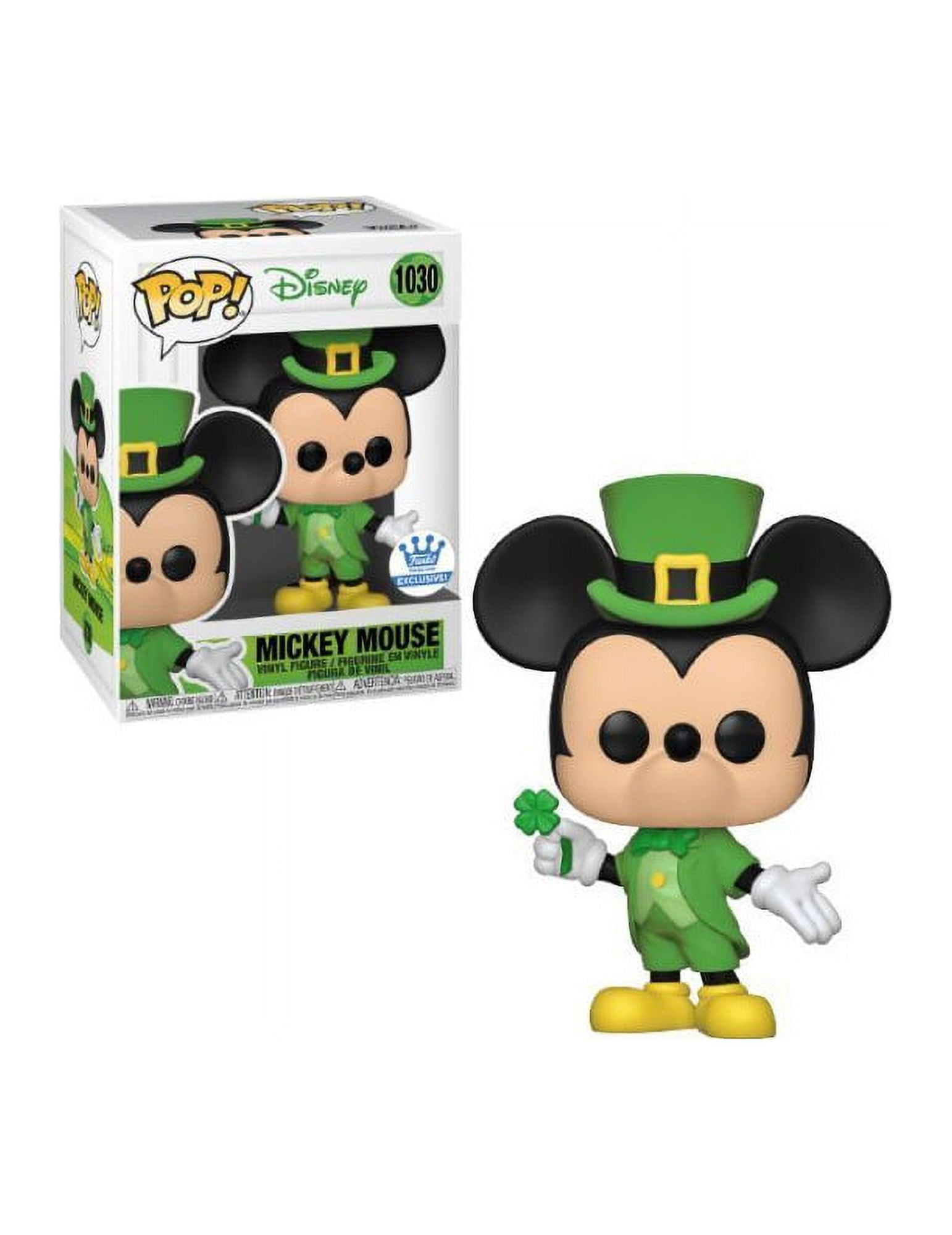 Funko POP! Disney Mickey Mouse #1030 [St Patrick's Day] Exclusive ...