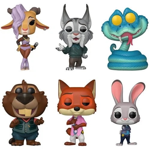 Funko POP! Disney Zootopia 2 Set of 6 + Protectors - Walmart.com