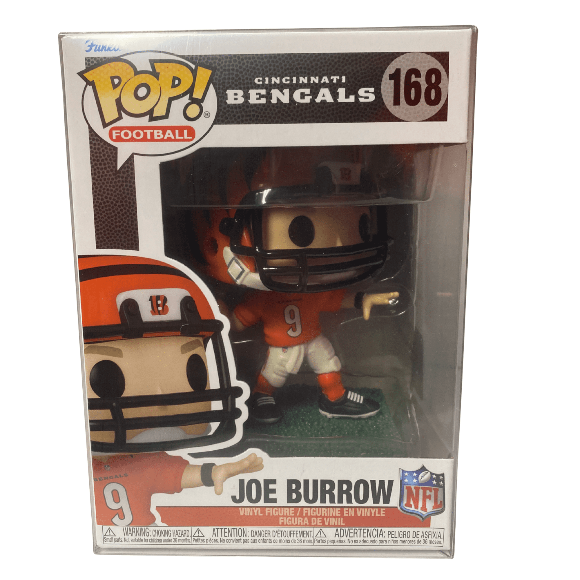 Funko POP! Football: Bengals - Joe Burrow Vinyl Figure (Bundled with ...
