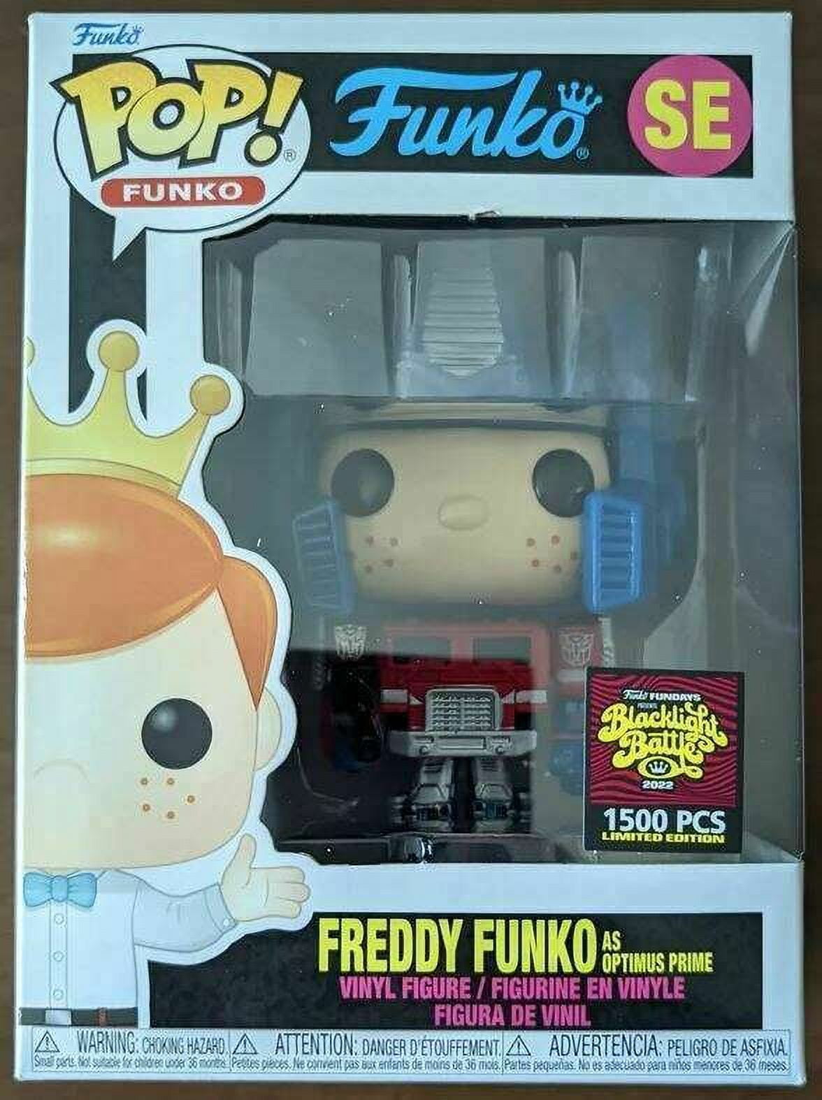 Funko POP! Fundays Exclusive Freddy Optimus Prime LE 1500 Collectible ...