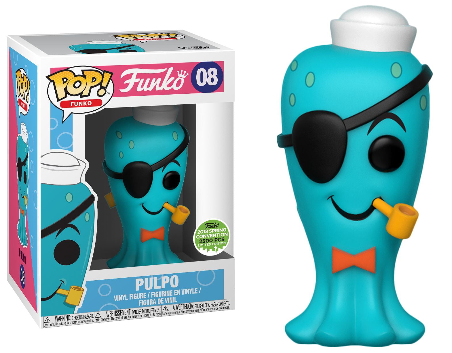 Funko POP! Funko 08 Pulpo ECCC 2018 Funko Spring Convention Excl ...