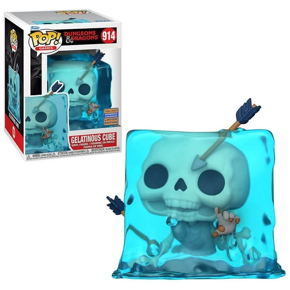 Exclusive Blue Funko POP! Games: Gelatinous Cube #914 from Dungeons ...