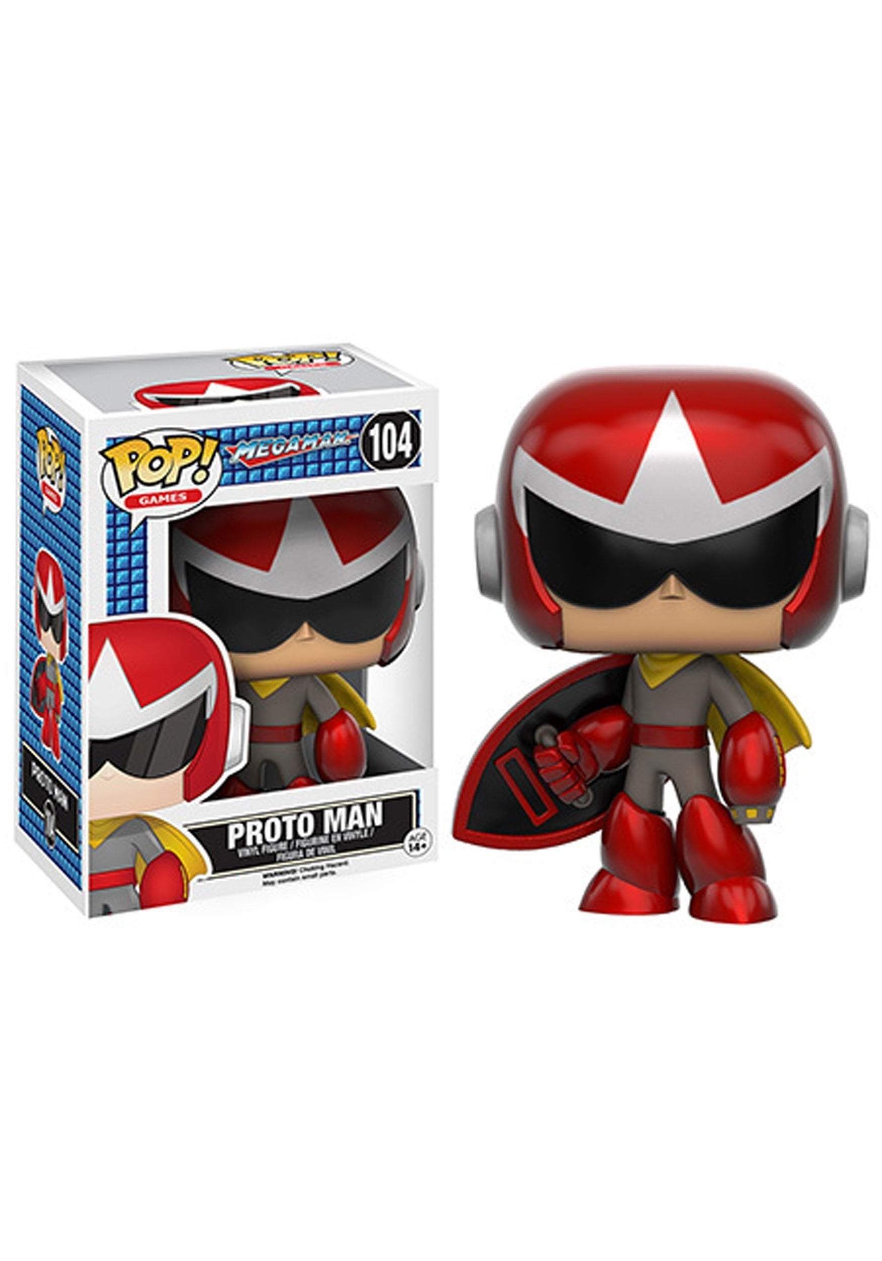 Funko POP Games: Mega Man - Proto Man Action Figure - Walmart.com