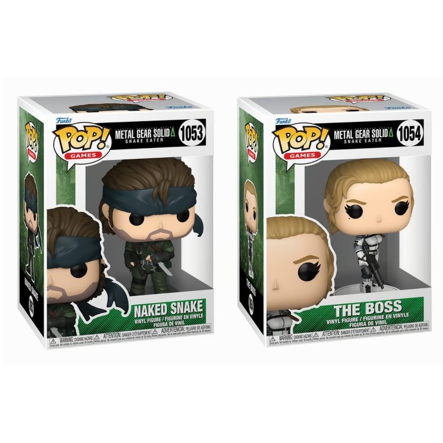 Funko POP! Games - Metal Gear Solid Snake Eater Vinyl Figures - SET OF ...