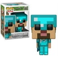 Minecraft Funko POP! Video Games Steve in Diamond Armor Vinyl Figure ...