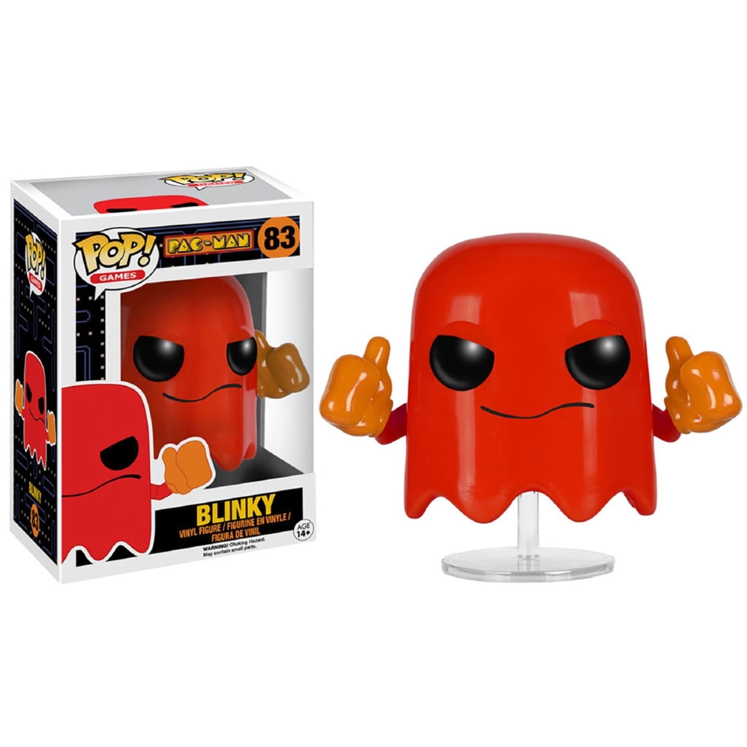 Funko POP Games: Pac Man - Blinky Vinyl Figure - Walmart.com