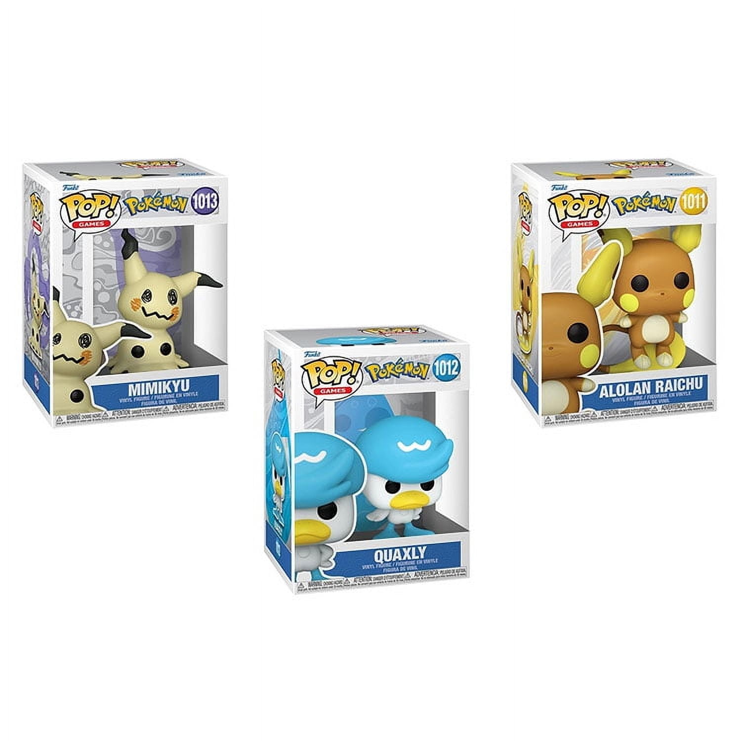 Funko POP! Games - Pokemon S15 Vinyl Figures - SET OF 3 [Quaxly ...