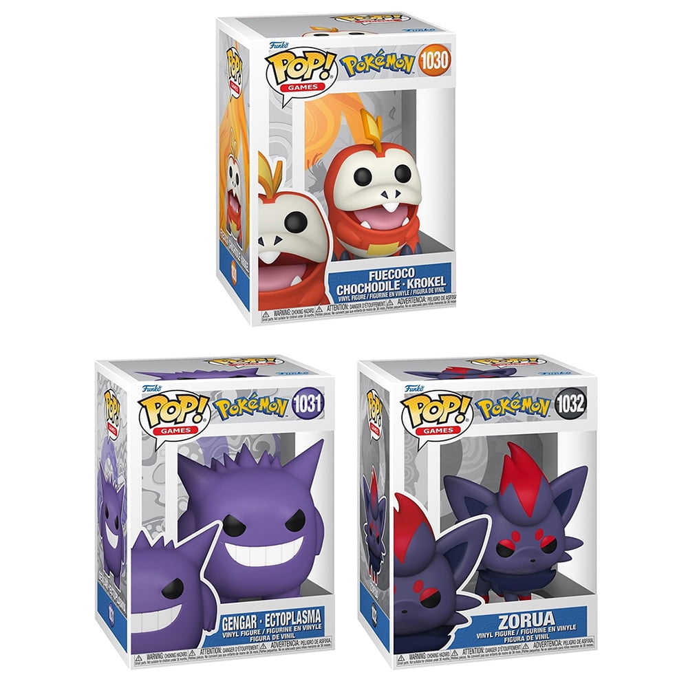 Funko POP! Games - Pokemon S16 Vinyl Figures - SET OF 3 [Gengar ...