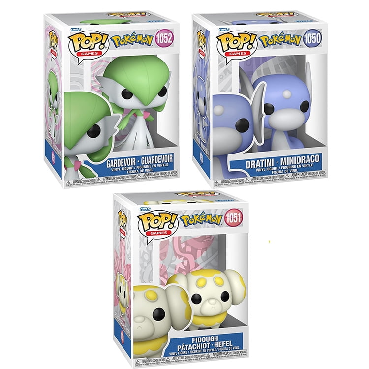 Funko POP! Games - Pokemon S17 Vinyl Figures - SET OF 3 [Gardevoir ...