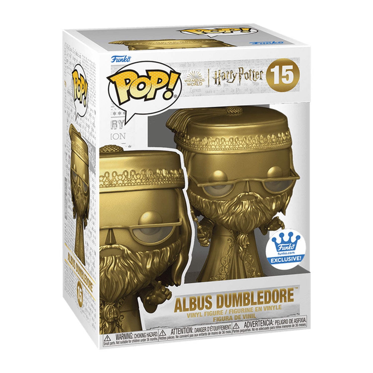 Funko POP! Harry Potter Albus Dumbledore 15 Gold (Limited to 4000 ...