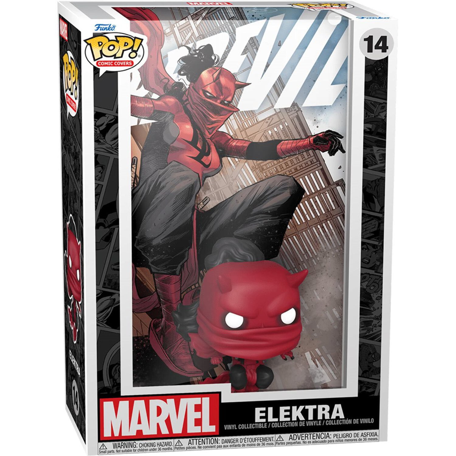 Funko POP! Hero In The Shadows, Daredevil Collectible Bobblehead Figure ...