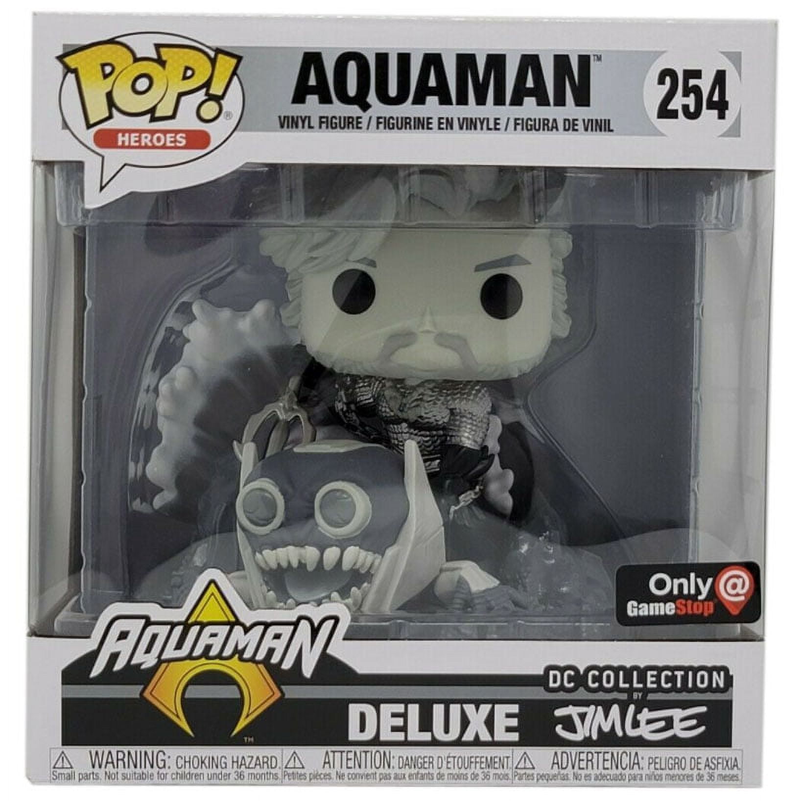 Aquaman (Jim Lee Deluxe) (Black & White) - Walmart.com