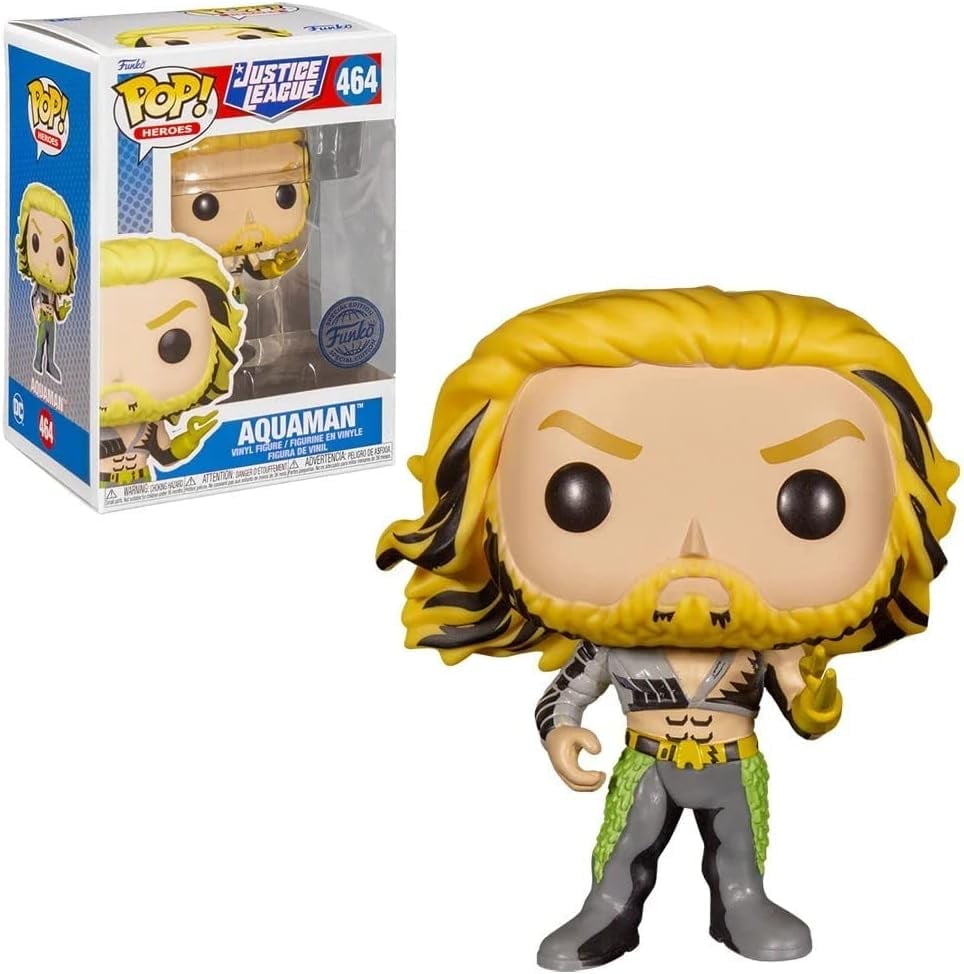 Funko POP! Heroes: Justice League Comics - Vinyl Figure Aquaman # 464 ...