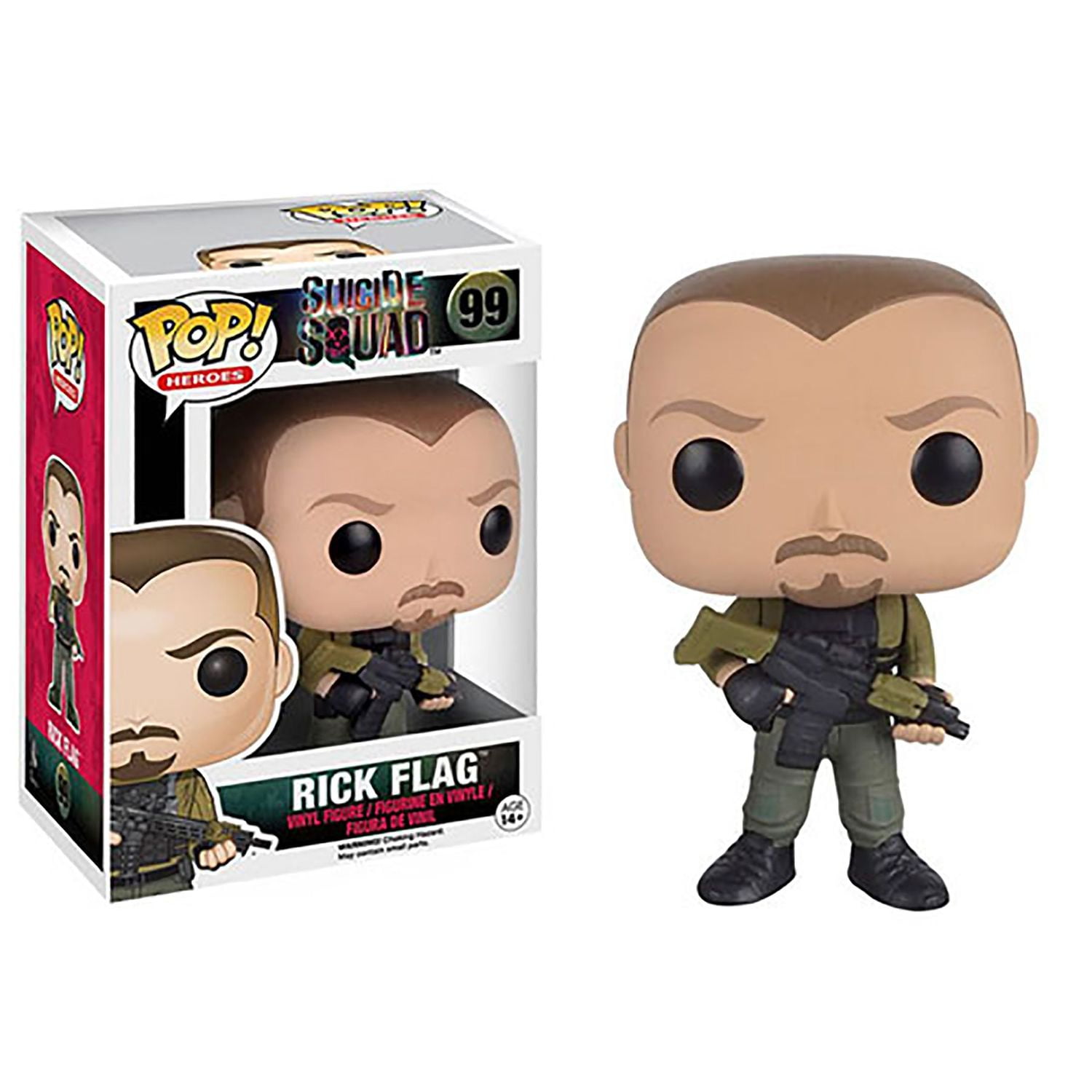 Funko POP Heroes: Suicide Squad - Rick Flag Vinyl Figure - Walmart.com
