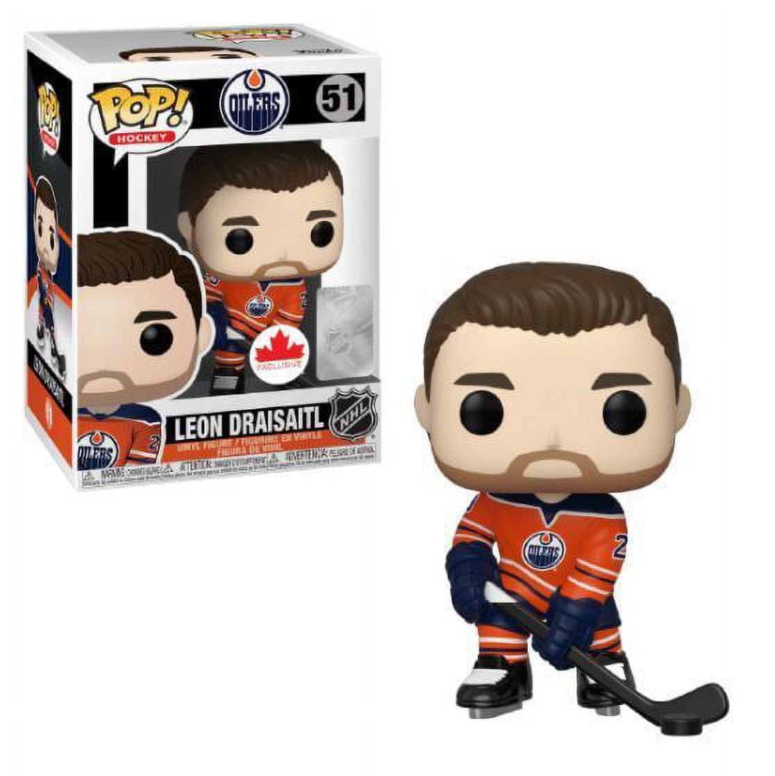 Funko POP! Hockey NHL Edmonton Oilers Leon Draisaitl #51 Exclusive ...