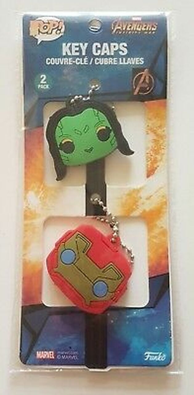 Funko POP! Key Caps Marvel Avengers Infinity War Iron Man and Gamora 2 ...