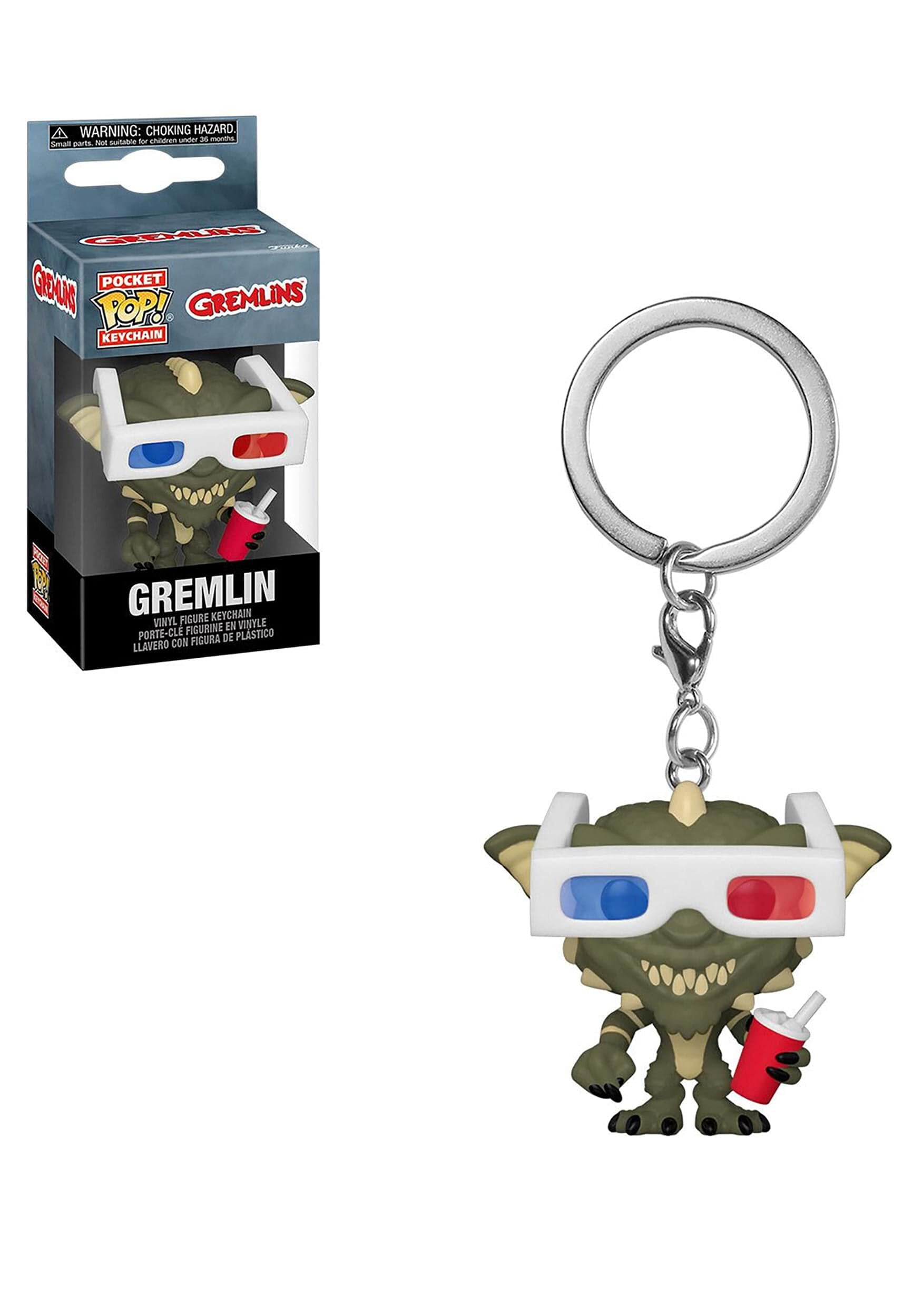 Funko POP Keychain: Gremlins - Gremlin with 3D Glasses - Walmart.com