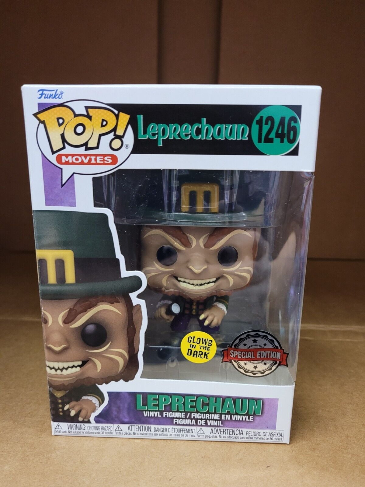 Funko POP! Leprechaun #1246 Glow In The Dark FYE Exclusive SPECIAL ...