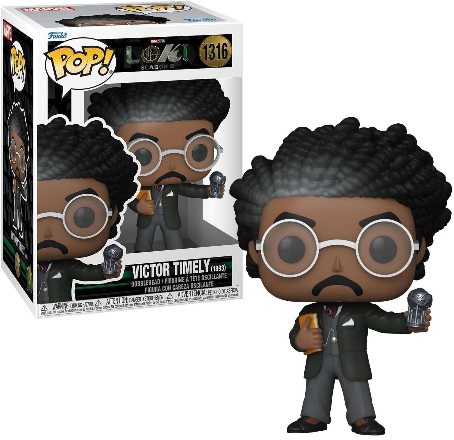 Funko POP! Loki Season 2 Victor Timely (1893) 3.75" Vinyl Figure (#1316 ...