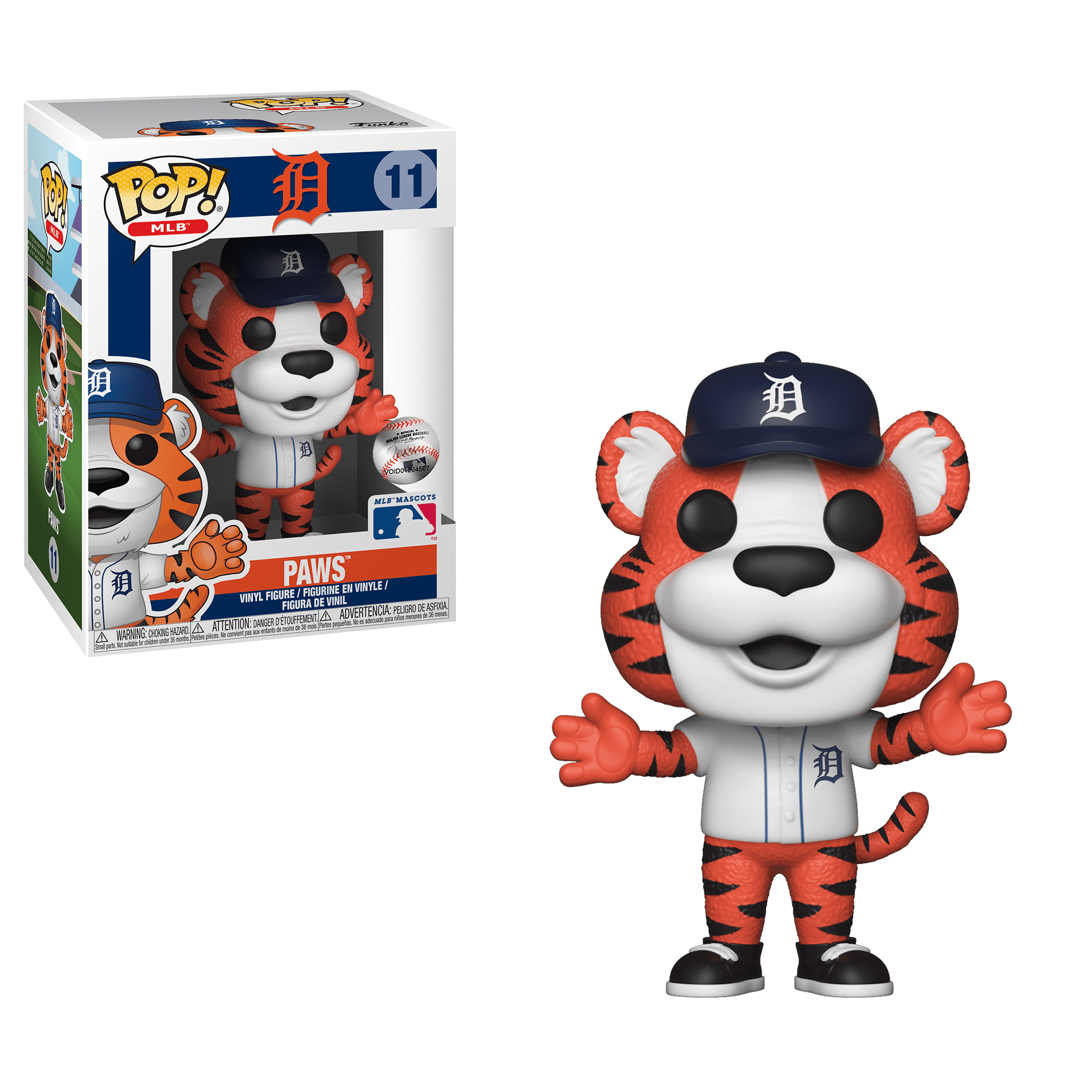 Funko POP! MLB: Paws (Detroit) - Walmart.com